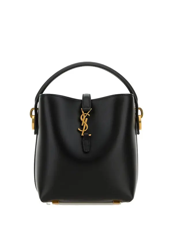 Saint Laurent Le 37 Leather Shoulder Bag - Black