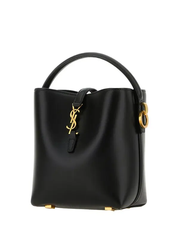 Saint Laurent Le 37 Leather Shoulder Bag - Black