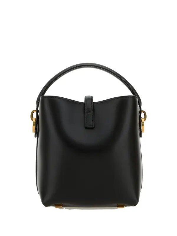 Saint Laurent Le 37 Leather Shoulder Bag - Black
