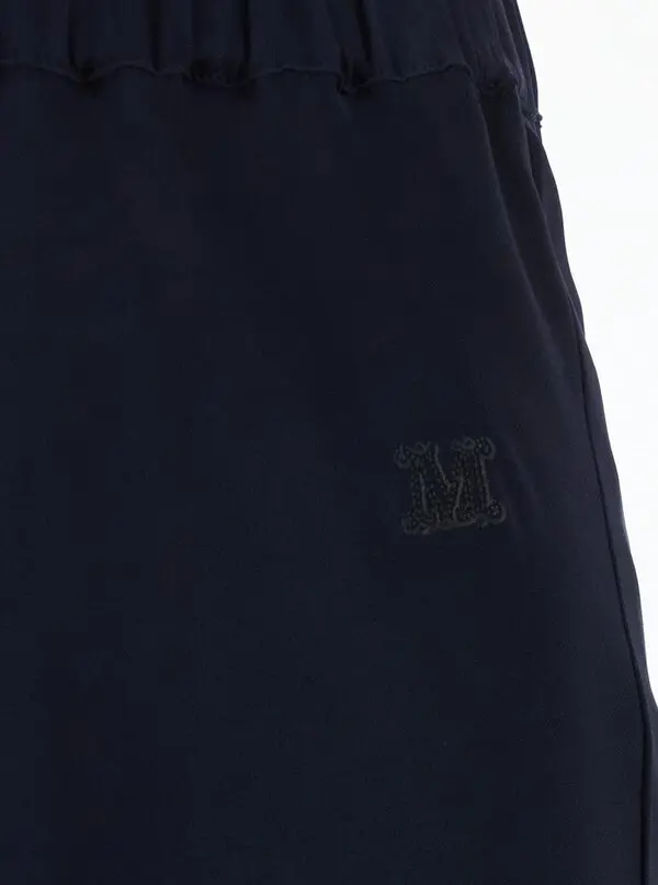 Max Mara Silk Embroidered Skirt - Multicolor