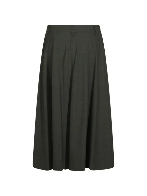 Brunello Cucinelli Wool Blend Midi Skirt