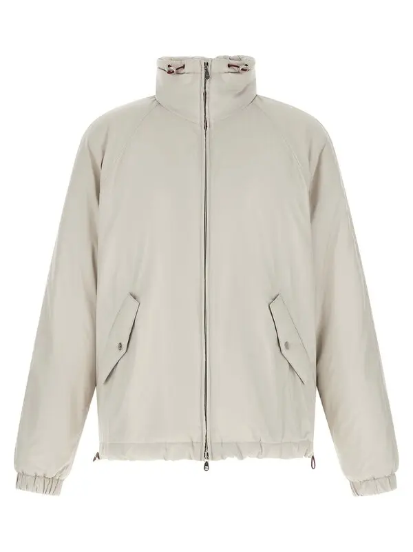Brunello Cucinelli Lightweight Nylon Jacket - White