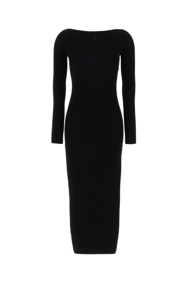 COURREGES Ribbed Knit Dress - Multicolor