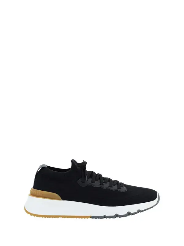 Brunello Cucinelli Cotton Sneakers - Black