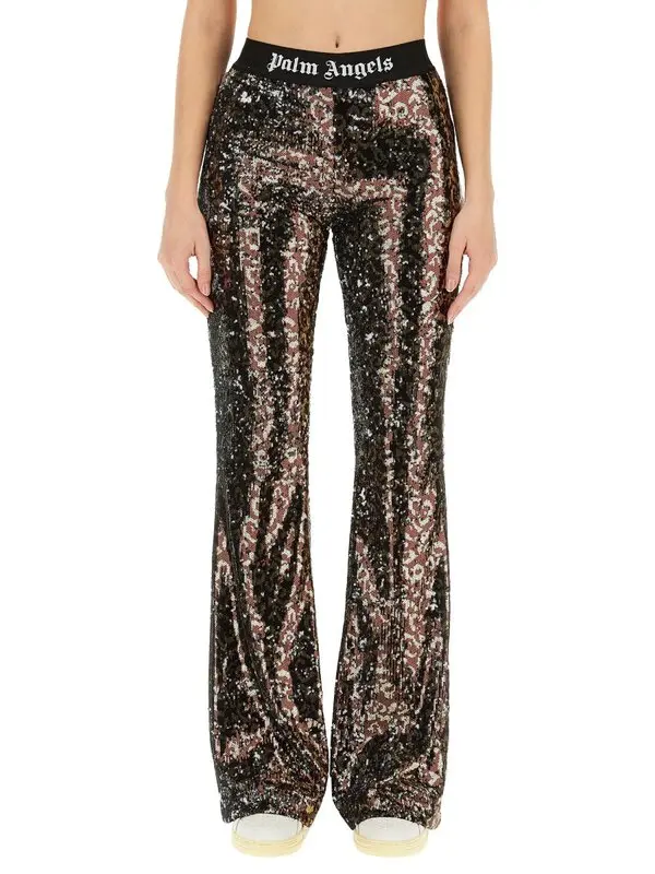 Palm Angels Flare Fit Pants - Multicolor