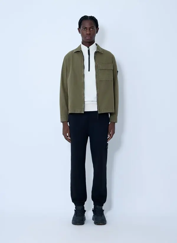Stone Island Logo Patch Overshirt