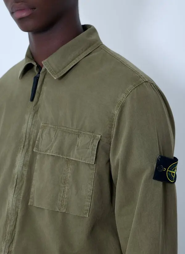 Stone Island Logo Patch Overshirt