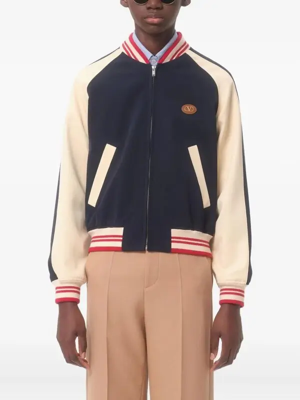 Valentino Garavani Le Chat De La Maison Wool Bomber Jacket - Multicolor