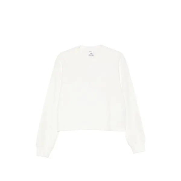 Casablanca Neutrals Tops Sweatshirts - Cream