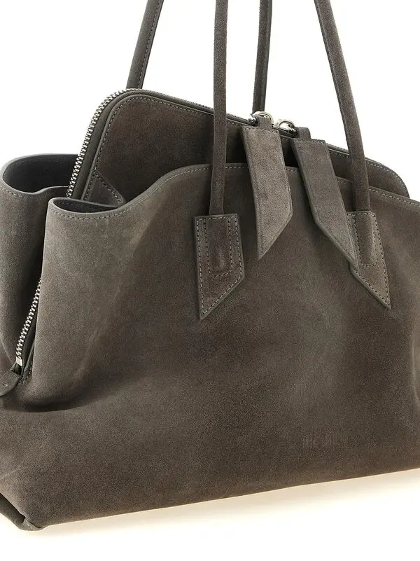 Attico La Passeggiata Medium Shoulder Bag - Gray