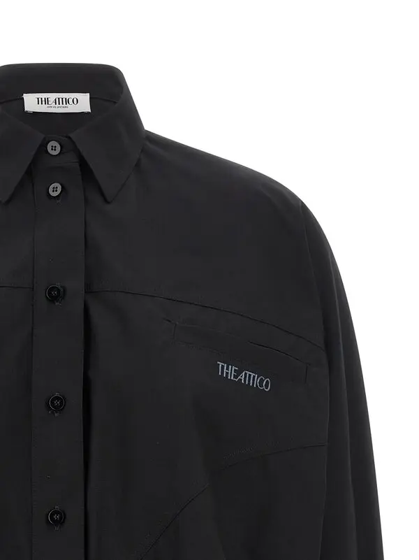 Attico Shaped Hem Shirt
