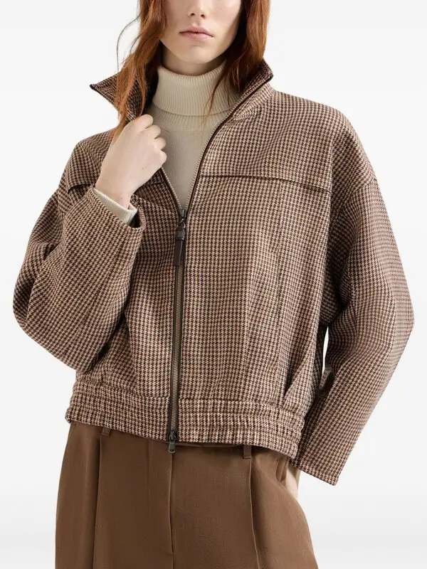 Brunello Cucinelli Wool Blouson Jacket