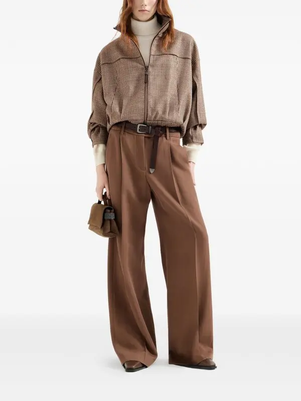 Brunello Cucinelli Wool Blouson Jacket - Multicolor