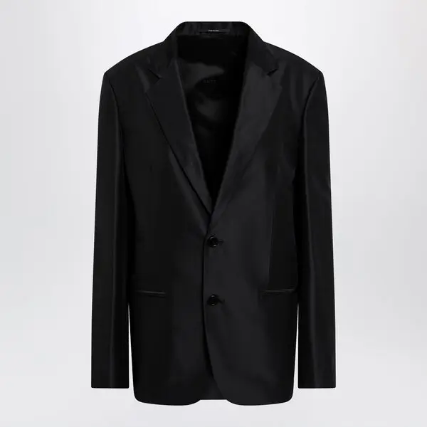 Gucci Oversized Fine Silk Faille Jacket