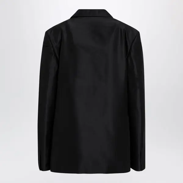 Gucci Oversized Fine Silk Faille Jacket