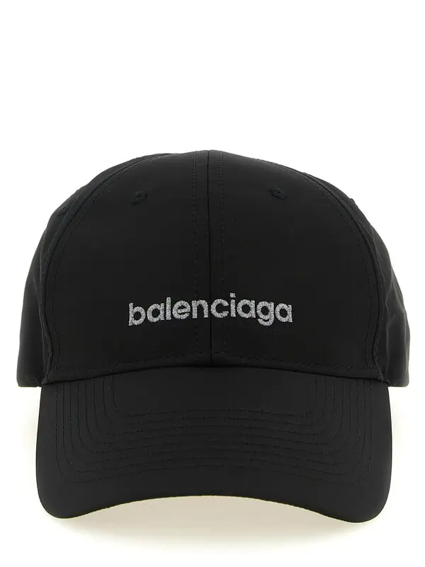 Balenciaga Techwear Baseball Cap - Black
