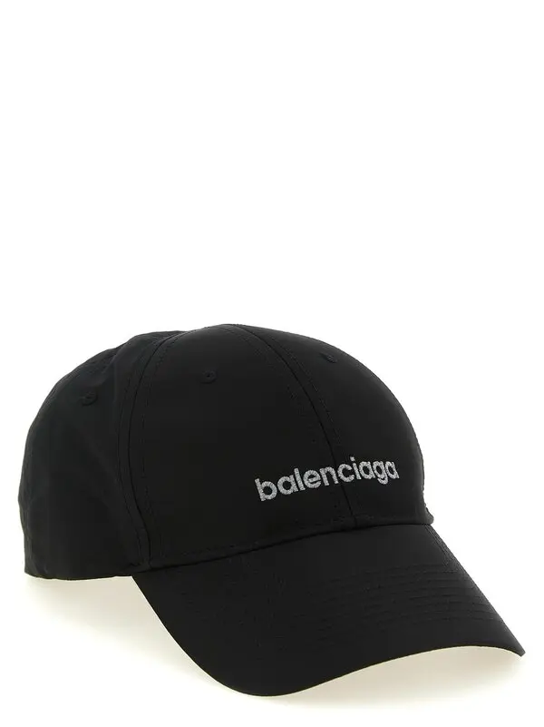 Balenciaga Techwear Baseball Cap - Black