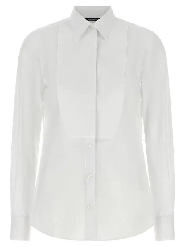 Dolce & Gabbana Tuxedo Shirt - White