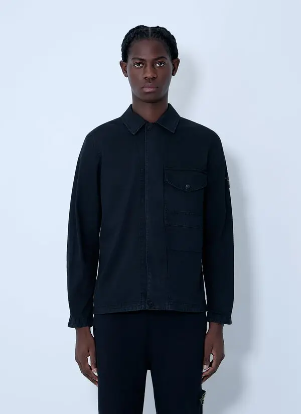 Stone Island Logo Patch Shirt