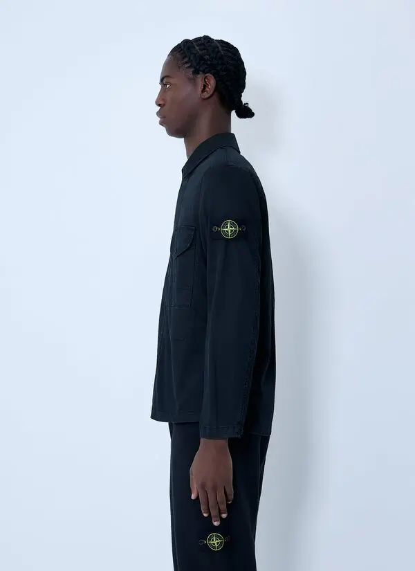 Stone Island Logo Patch Shirt