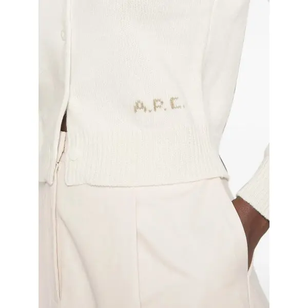 A.p.c. Neutrals Knitwear Cardigans