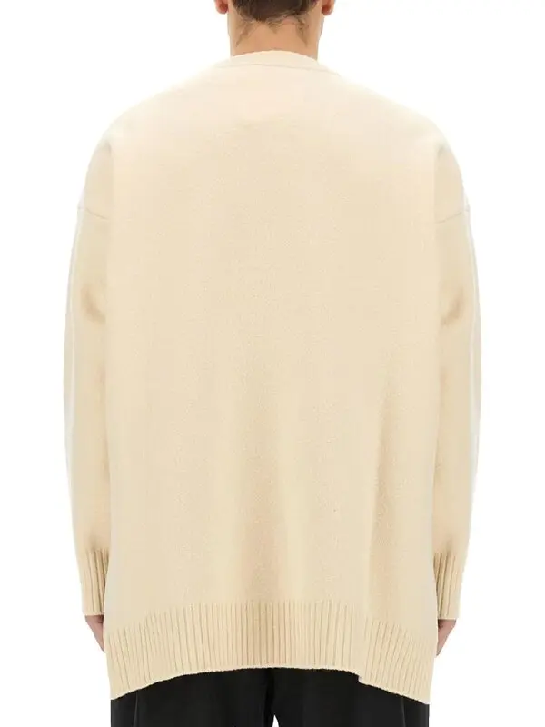 JIL SANDER Jersey With Embroidery - Cream