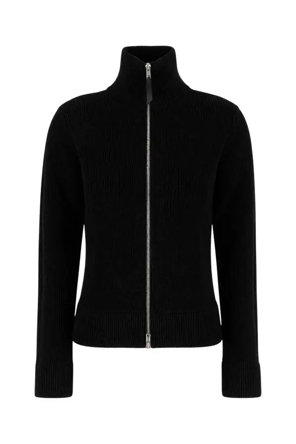 MAISON MARGIELA Ribbed Zip-up Knitwear - Multicolor