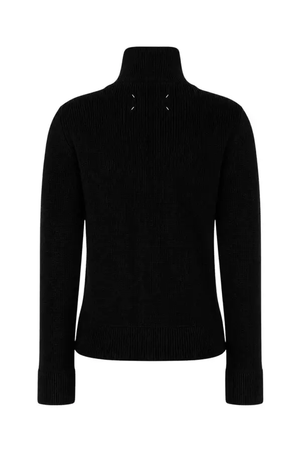 MAISON MARGIELA Ribbed Zip-up Knitwear