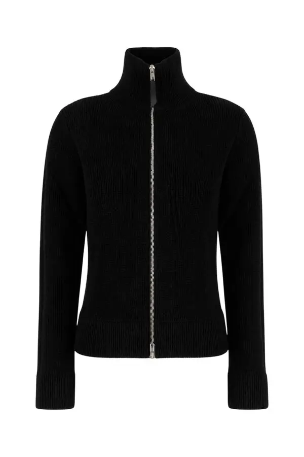 MAISON MARGIELA Ribbed Zip-up Knitwear - Multicolor