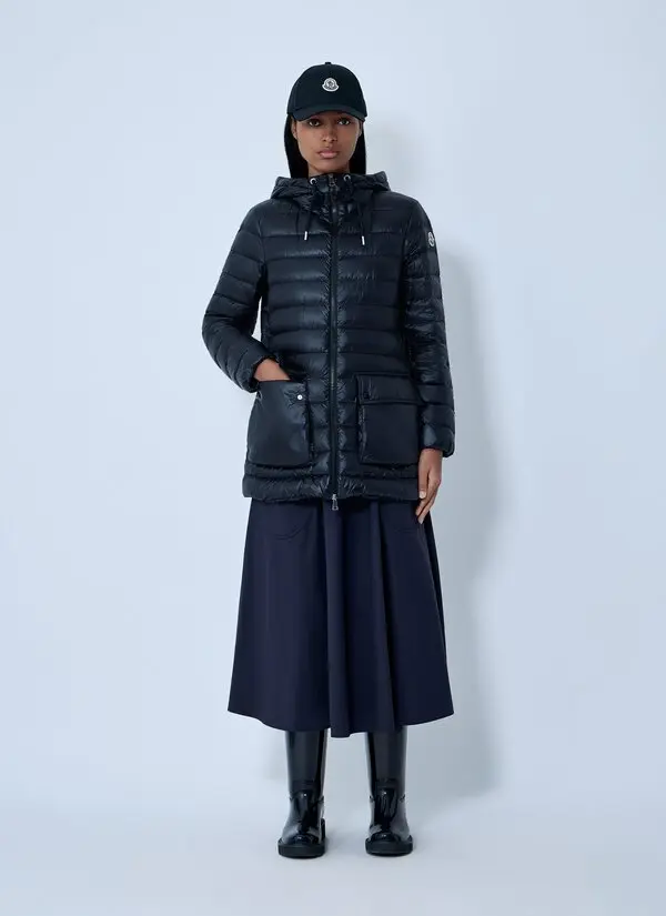 Moncler Jasmin Short Parka Jacket - Black
