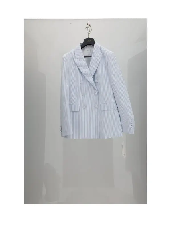 Dior Striped Blazer Jacket - Blue