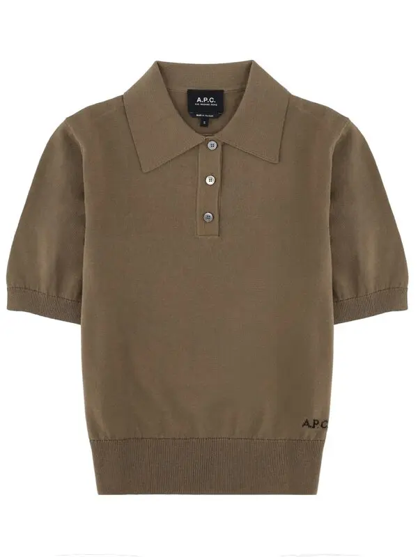A.p.c. Polo With Logo