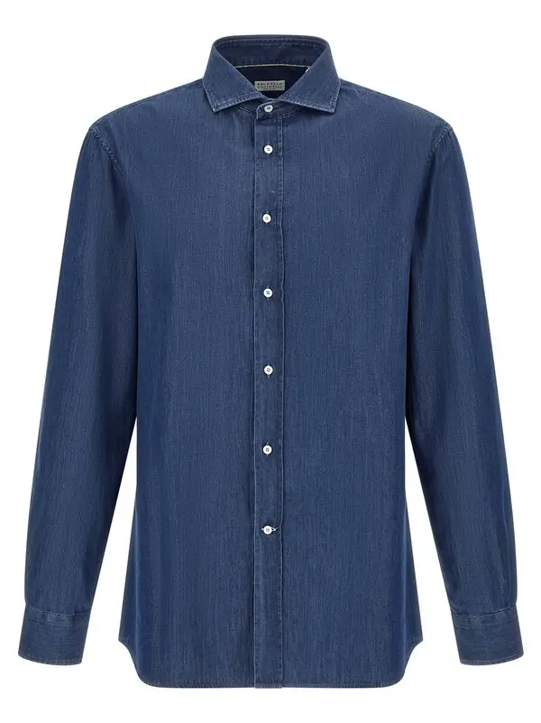 Brunello Cucinelli Denim Shirt - Blue