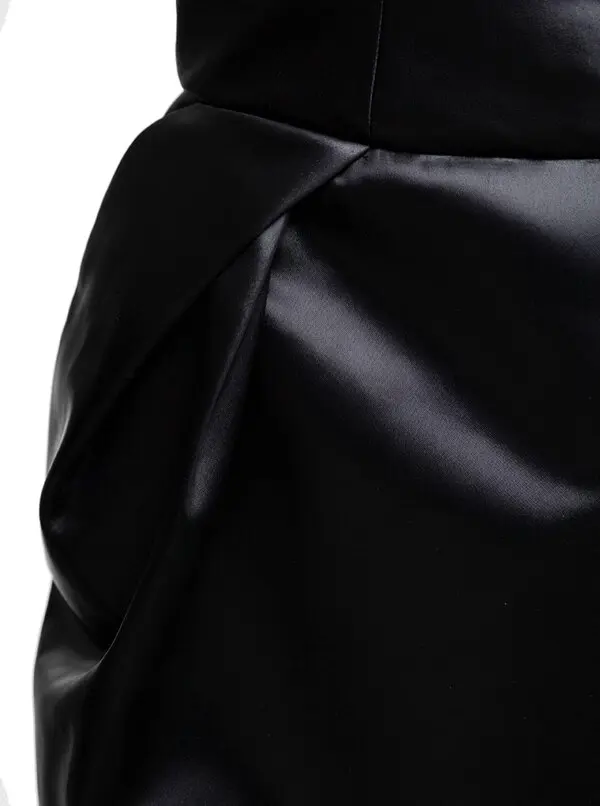MAISON MARGIELA Sleeveless Bustier Midi Dress