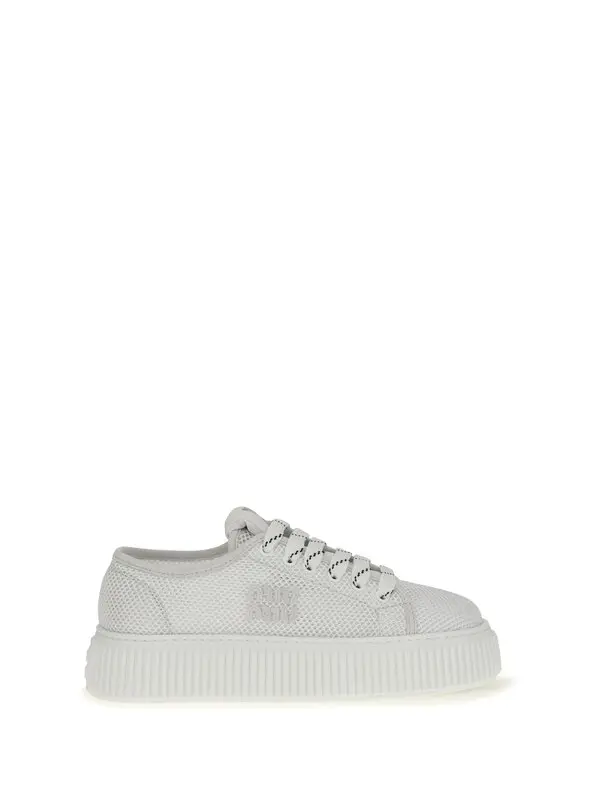 Miu Miu Platform Sneakers - White