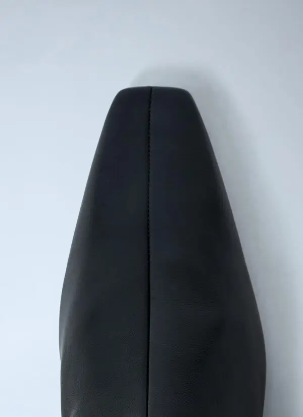 TOTEME Zipped Leather Boots - Black