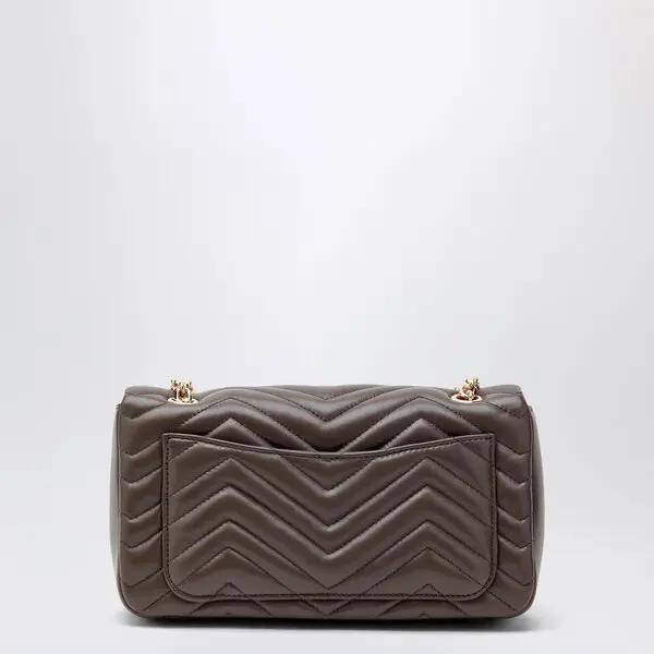 Gucci Gg Marmont Leather Shoulder Bag - Brown