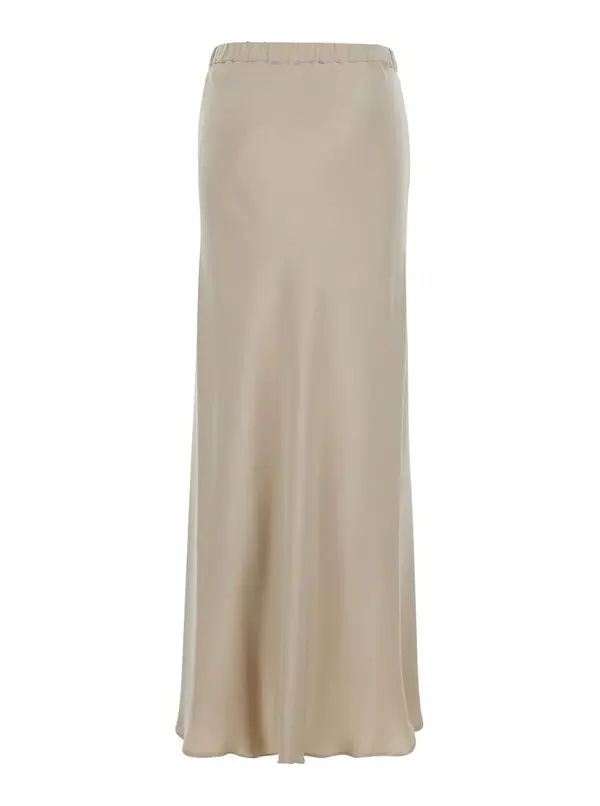 Max Mara Silk Skirt - Cream
