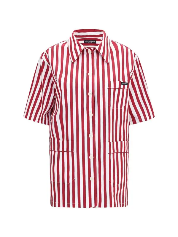Dolce & Gabbana Striped Cotton Shirt - Multicolor