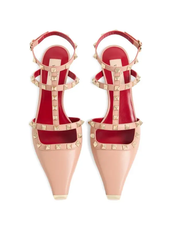 Valentino Garavani Rockstud Leather Pumps - Multicolor