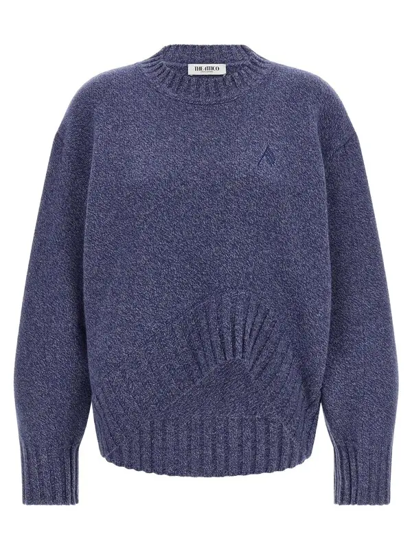 Attico Asymmetrical Hem Sweater