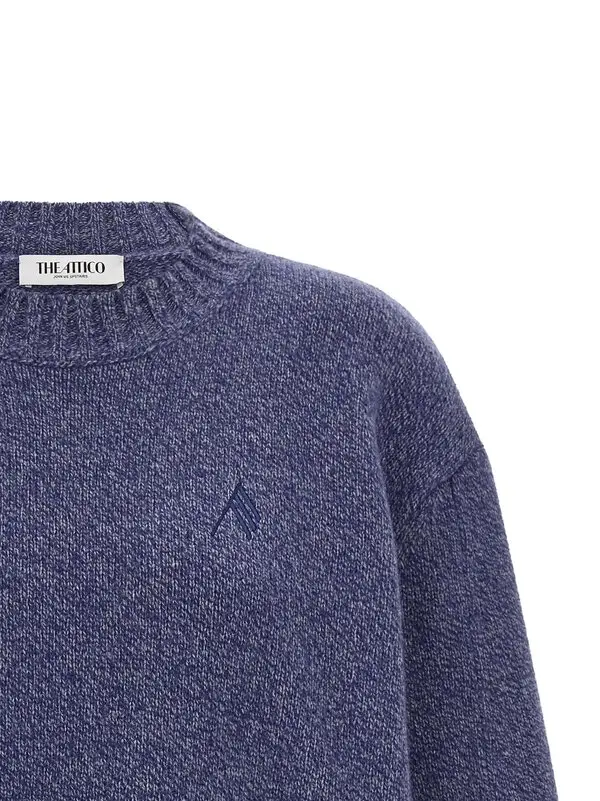Attico Asymmetrical Hem Sweater