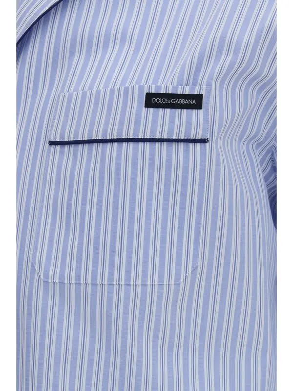 Dolce & Gabbana Embroidered Cotton-blend Shirt