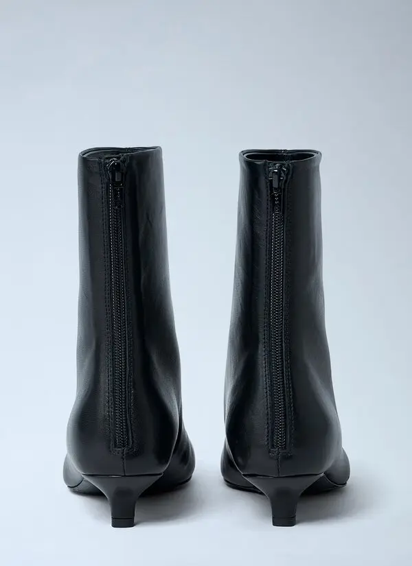 TOTEME Classic Day Leather Ankle Boots