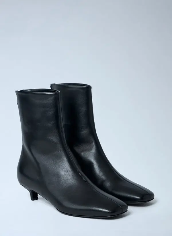 TOTEME Classic Day Leather Ankle Boots