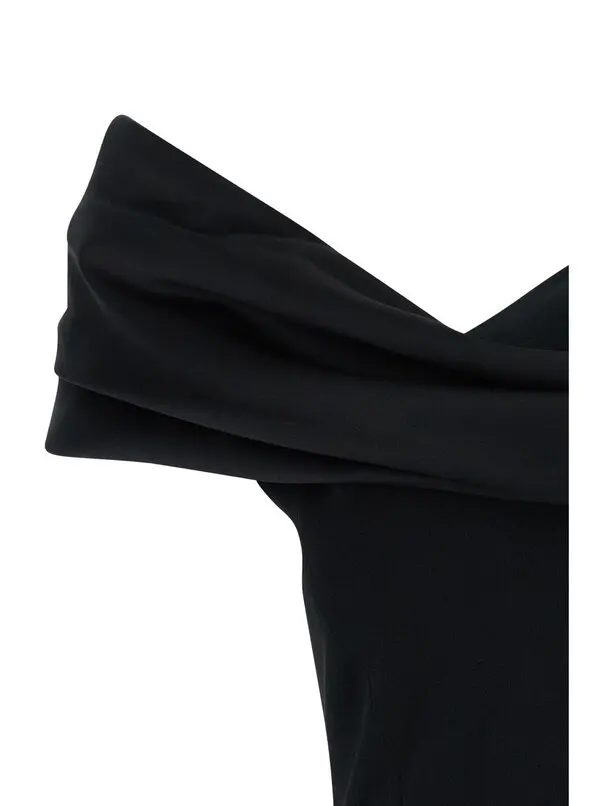 Solace London Adele Long Dress - Black