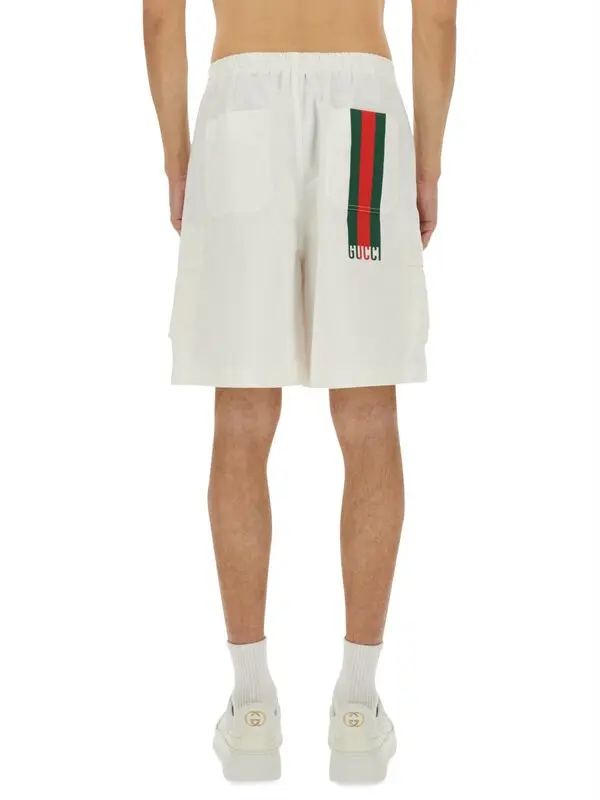 Gucci Cotton Web Shorts