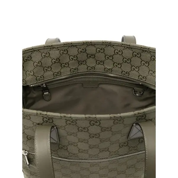 Gucci Gg Monogram Canvas Tote Bag