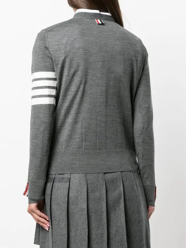 Thom Browne Wool Cardigan - Multicolor