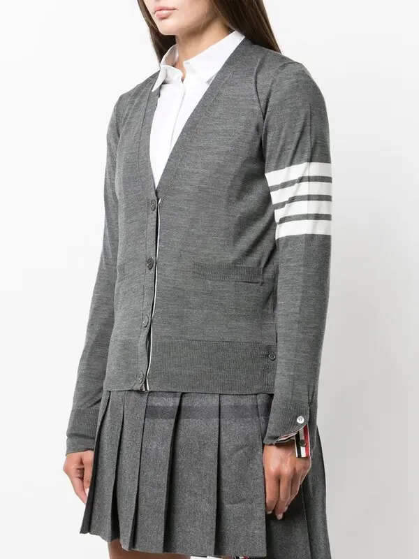 Thom Browne Wool Cardigan - Multicolor